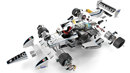 Portfolio - Formula E car exploded view | Foundry Community